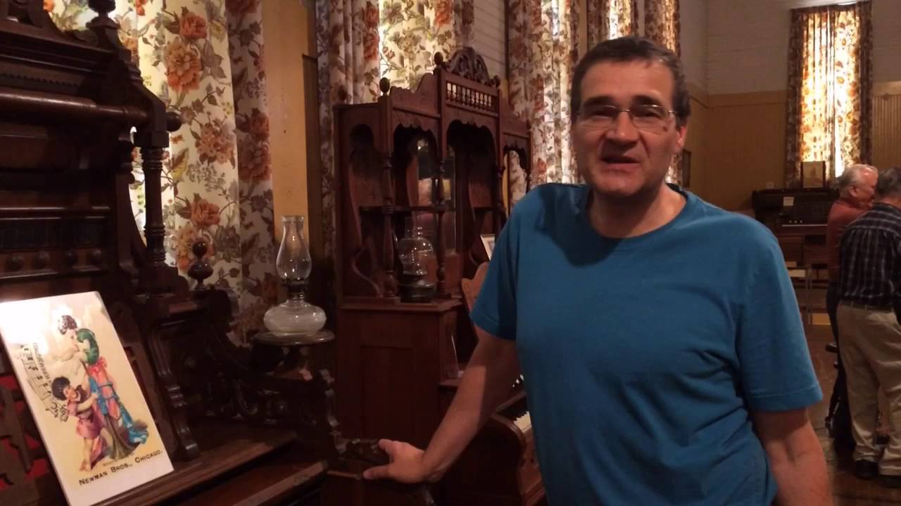 Volunteers restore organs at the Conklin Reed Organ Museum - YouTube