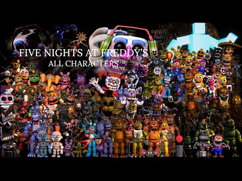 Five Nights at Freddy's all characters - YouTube