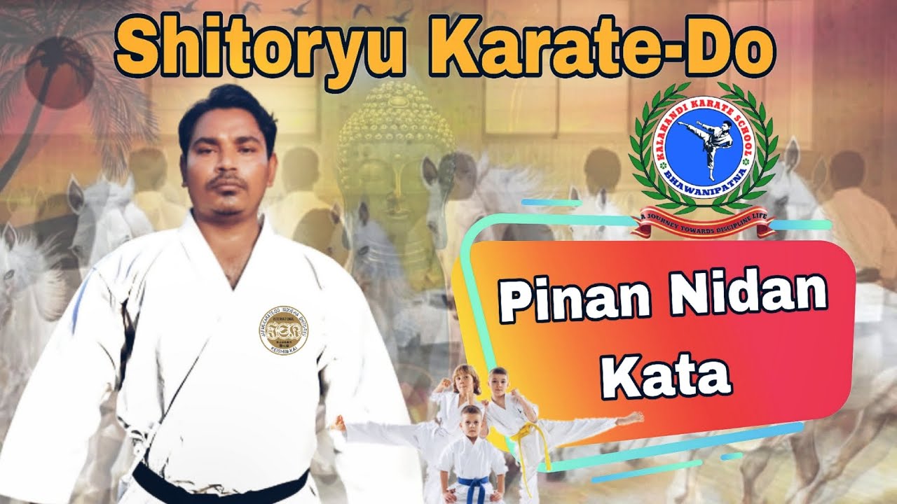 Pinan Nidan Kata step by step #karatekid #shitoryukarate - YouTube