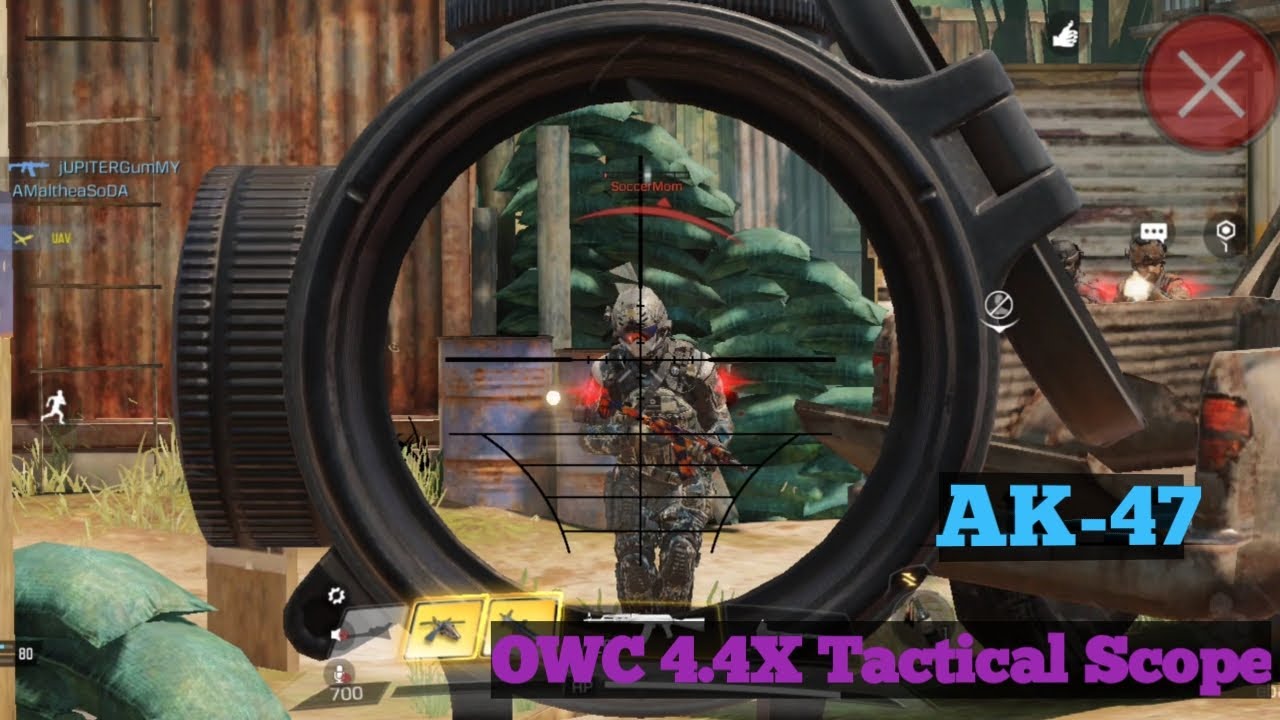 Call of duty Mobile : AK-47 OWC 4.4X Tectical Scope | CODM - YouTube