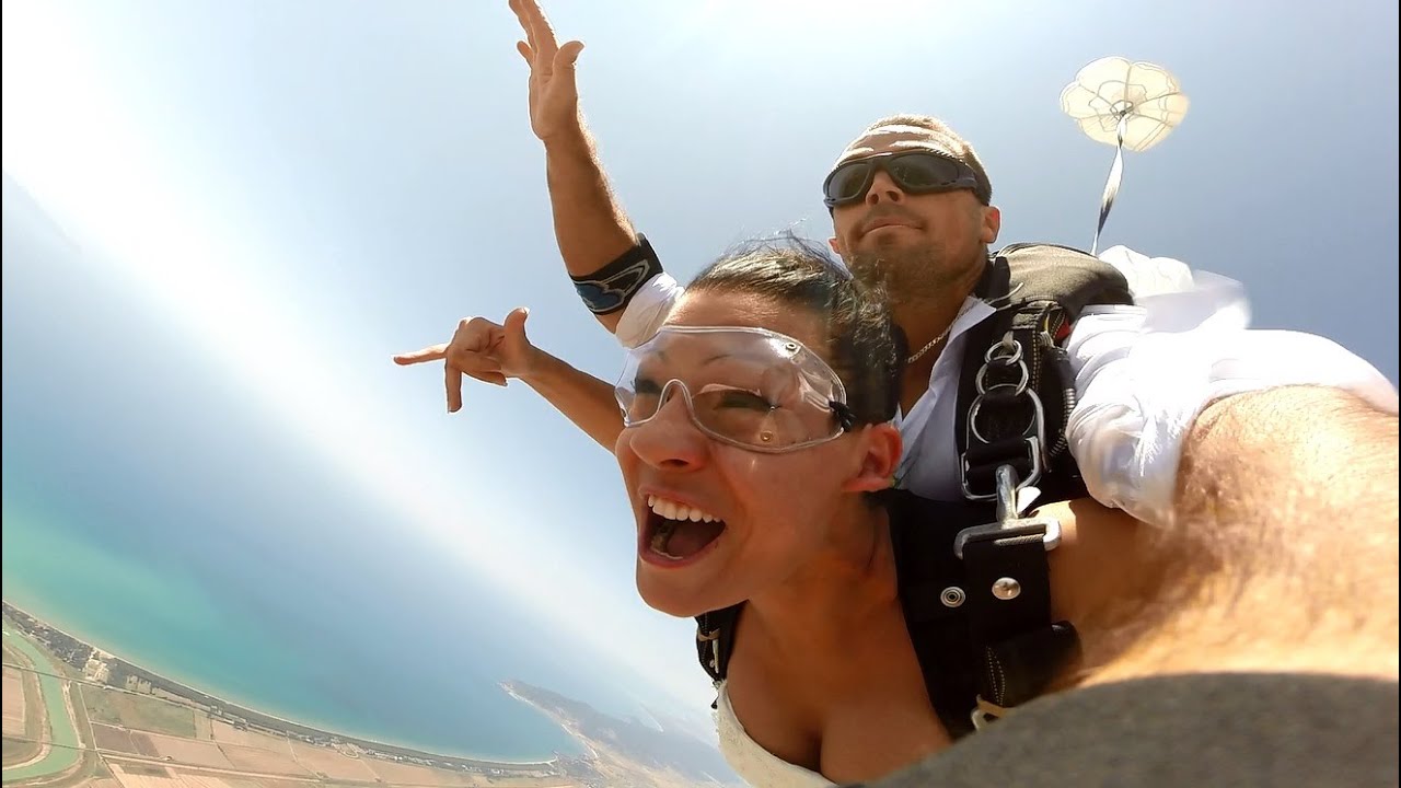 Wedding Skydiving - YouTube