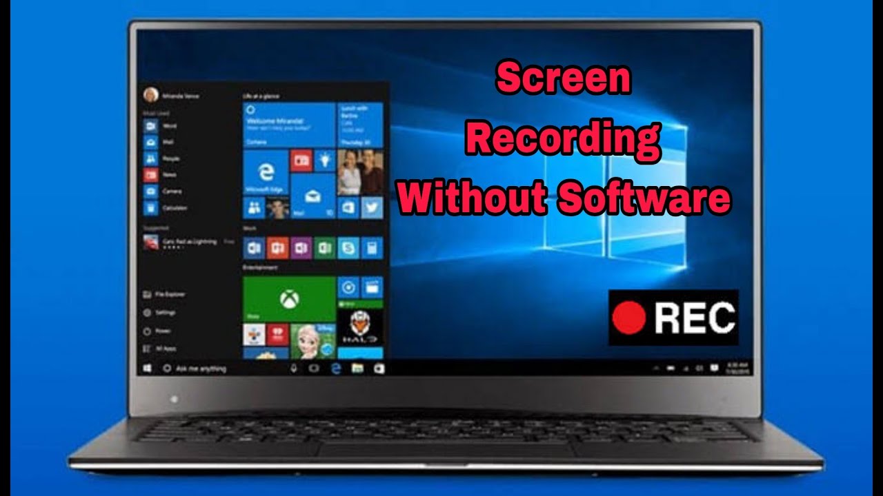 Screen Recording |Without Software Screen Recording windows 10 Screen ...