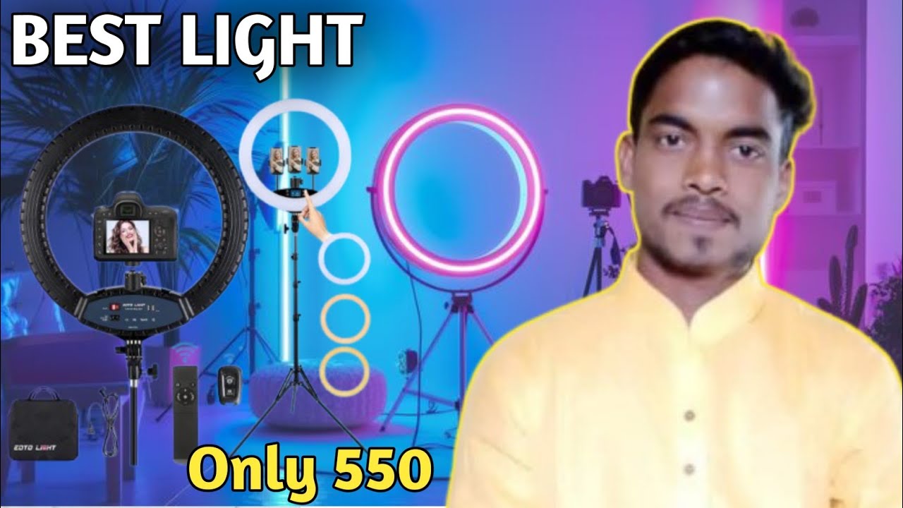 Best Light For YouTube Videos || Ring Light Kaise Set Kare? Ring Light Unboxing😱Best Ring Light ...