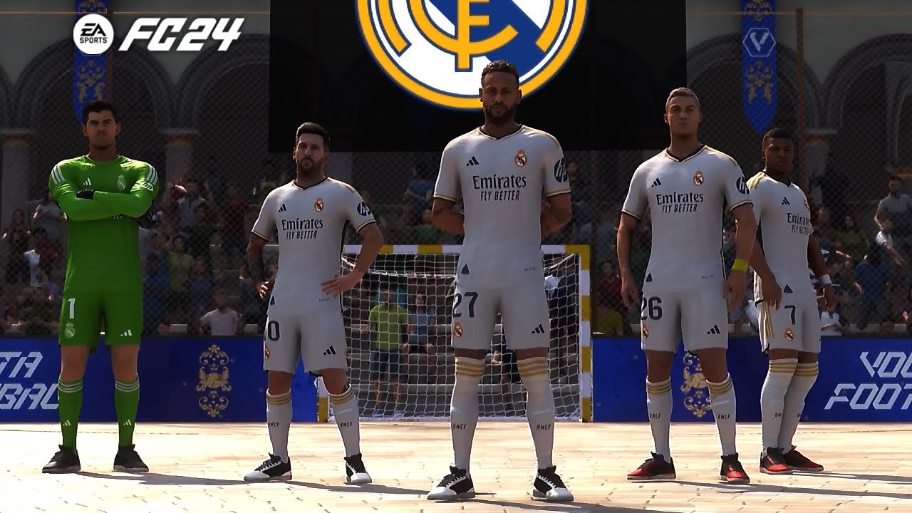 FIFA 24: Real Madrid vs AcMilan | Volta Football | FC 24 Gameplay ...