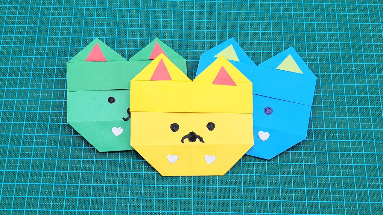 How To Make Paper Amazing Cat Envelope | Easily Making cat Envelope ...