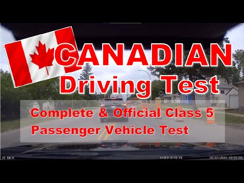 Canadian Driving Test - Official MPI DMV Class 5 - Relax and PASS ...