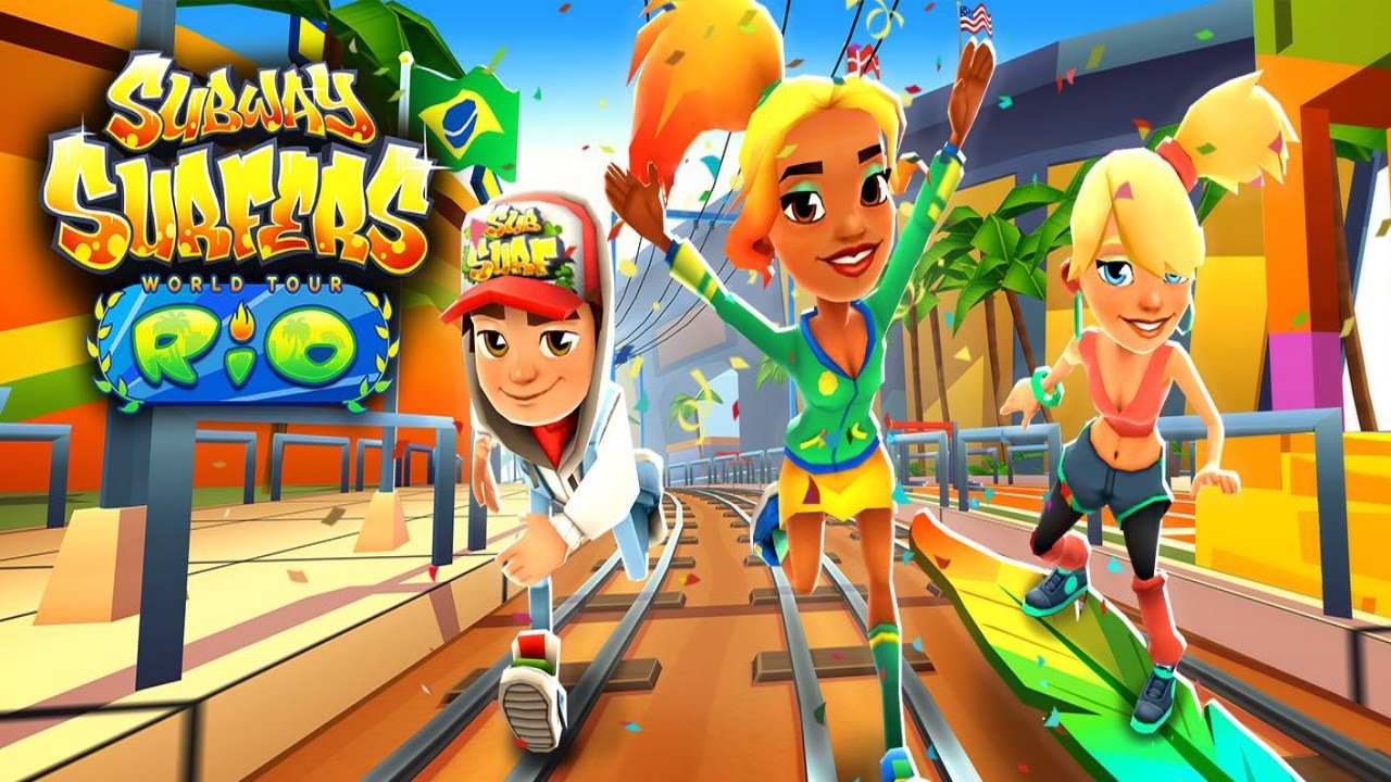 Subway Surfers: Rio iPhone Gameplay - YouTube