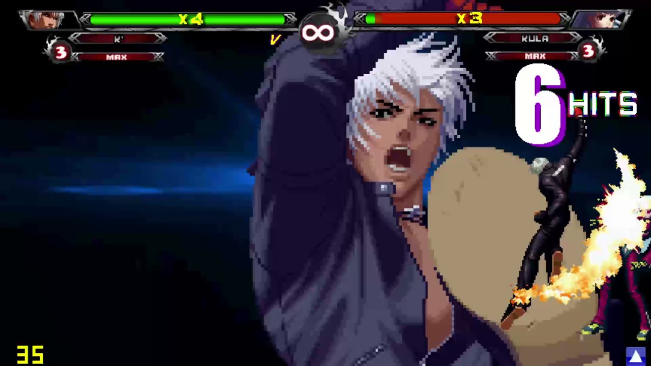 KOF WING EX 1.1/The King Of Fighters Wing Ex 1.1: K' mod test - YouTube