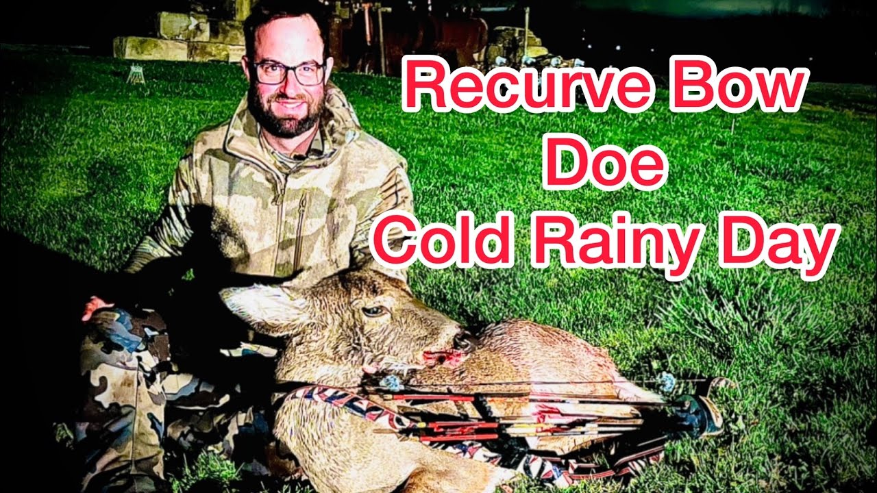 Recurve Bow Ohio Doe - Two Great Shots One Deer Tag Filled - YouTube