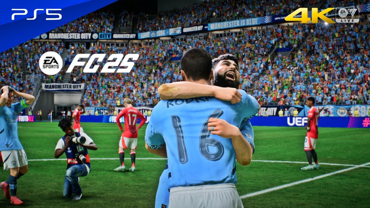 EA FC 25 PS5 | Manchester City vs Manchester United | UEFA Champions ...