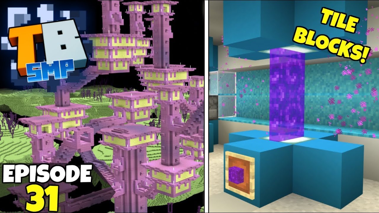 Truly Bedrock Episode 31! End Raiding And TILE BLOCKS! Minecraft ...