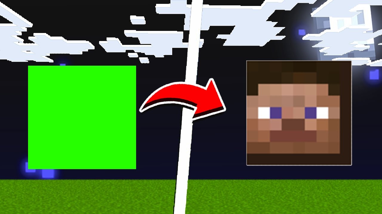 COMO FAZER CHROMA KEY NO MINECRAFT!!!!! - YouTube
