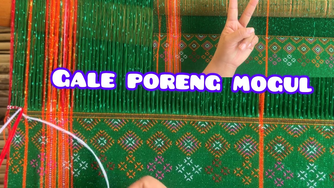 Gale(Gaseng) Poreng Mogul simple design |Tutotial |Traditional ...