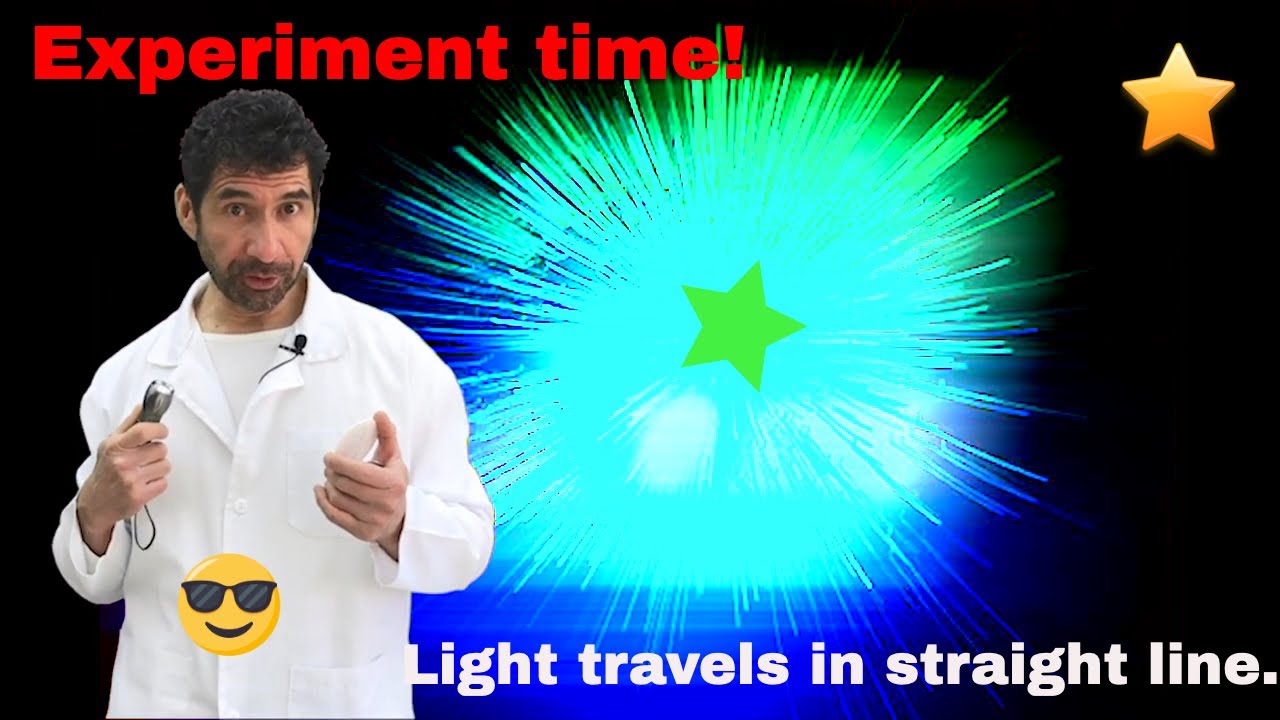 What is light? Light travels in straight line. Experiment time - YouTube