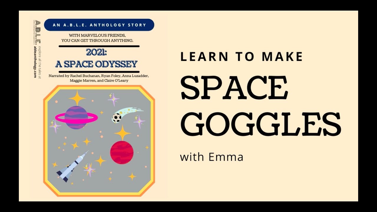 Anthology Crafts: Space Goggles - YouTube