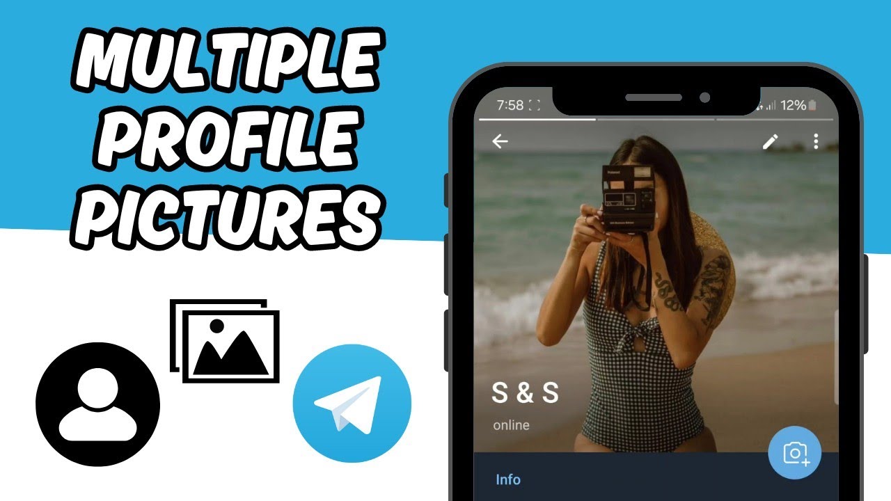 How to Set Multiple Profile Photos on Telegram | New Feature - YouTube