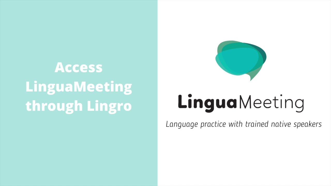 Access LinguaMeeting through Lingro, for Students - YouTube