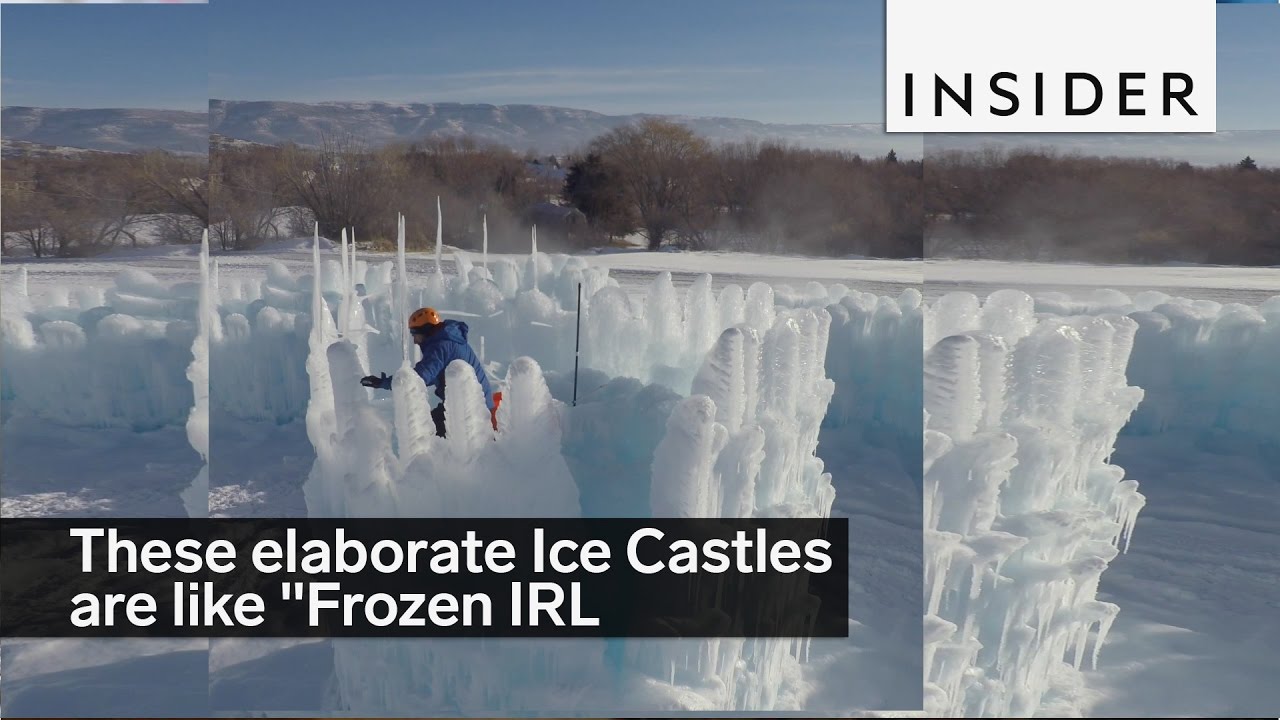 These elaborate Ice Castles are like "Frozen” IRL - YouTube