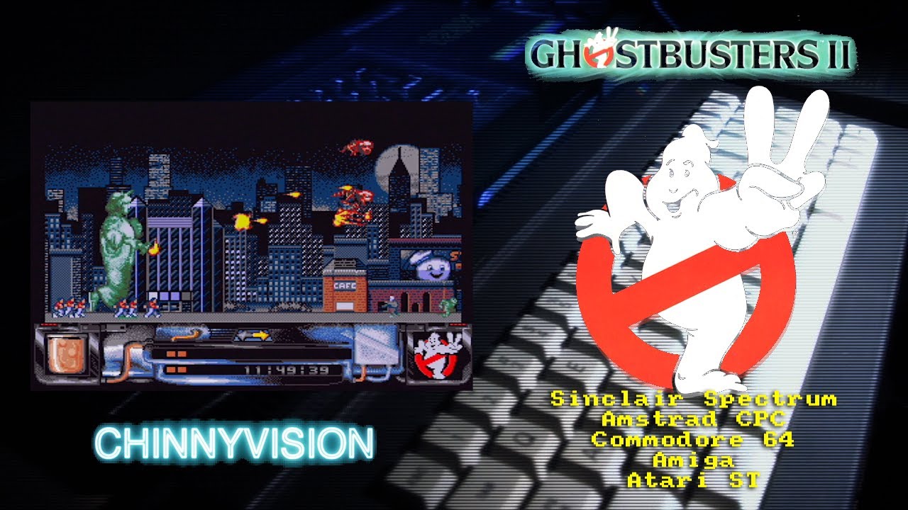 ChinnyVision - Ep 378 - Ghostbusters 2 - Sinclair Spectrum, C64 ...