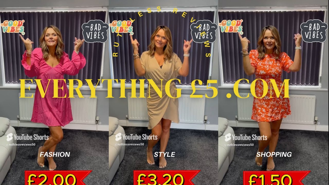 Everything £5 com Try on Good Vibe v Bad Vibe - YouTube