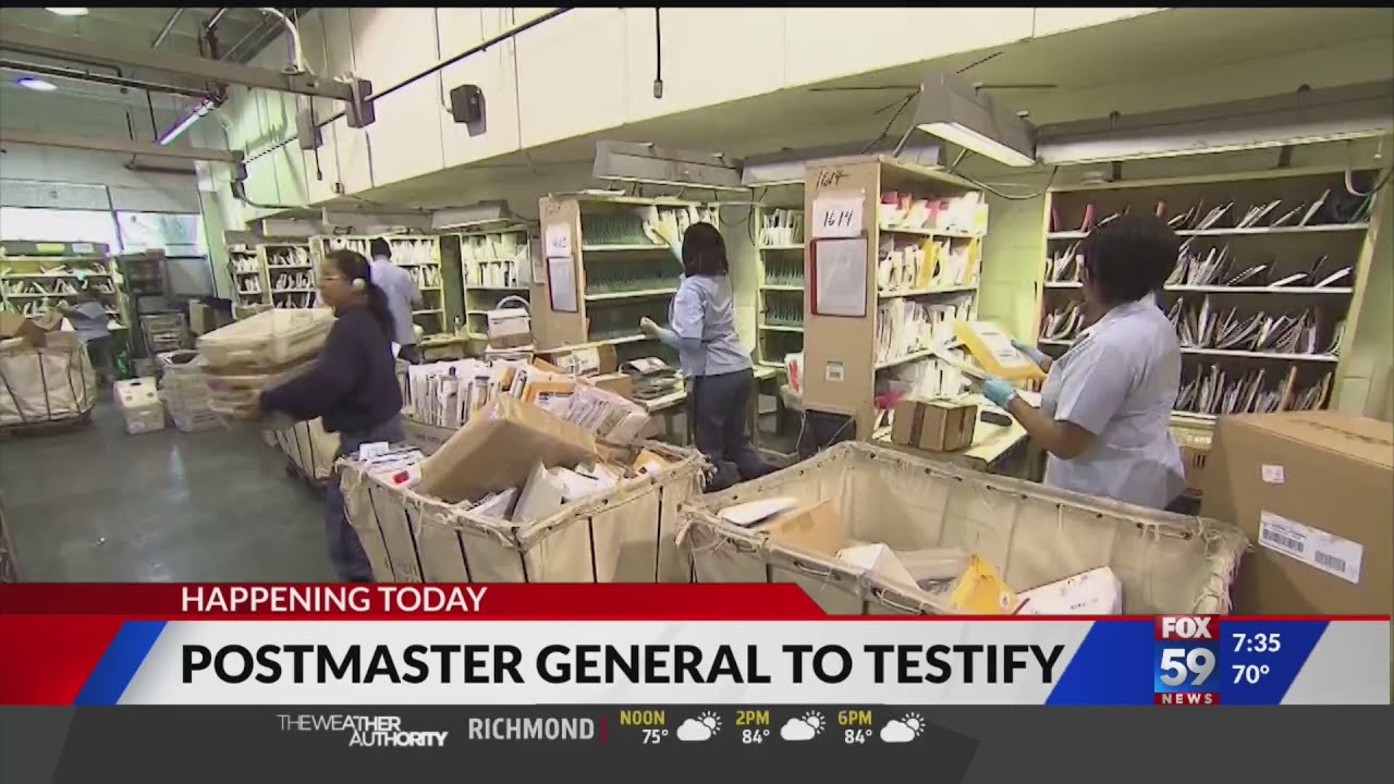 Postmaster general set to testify in front of House committee - YouTube