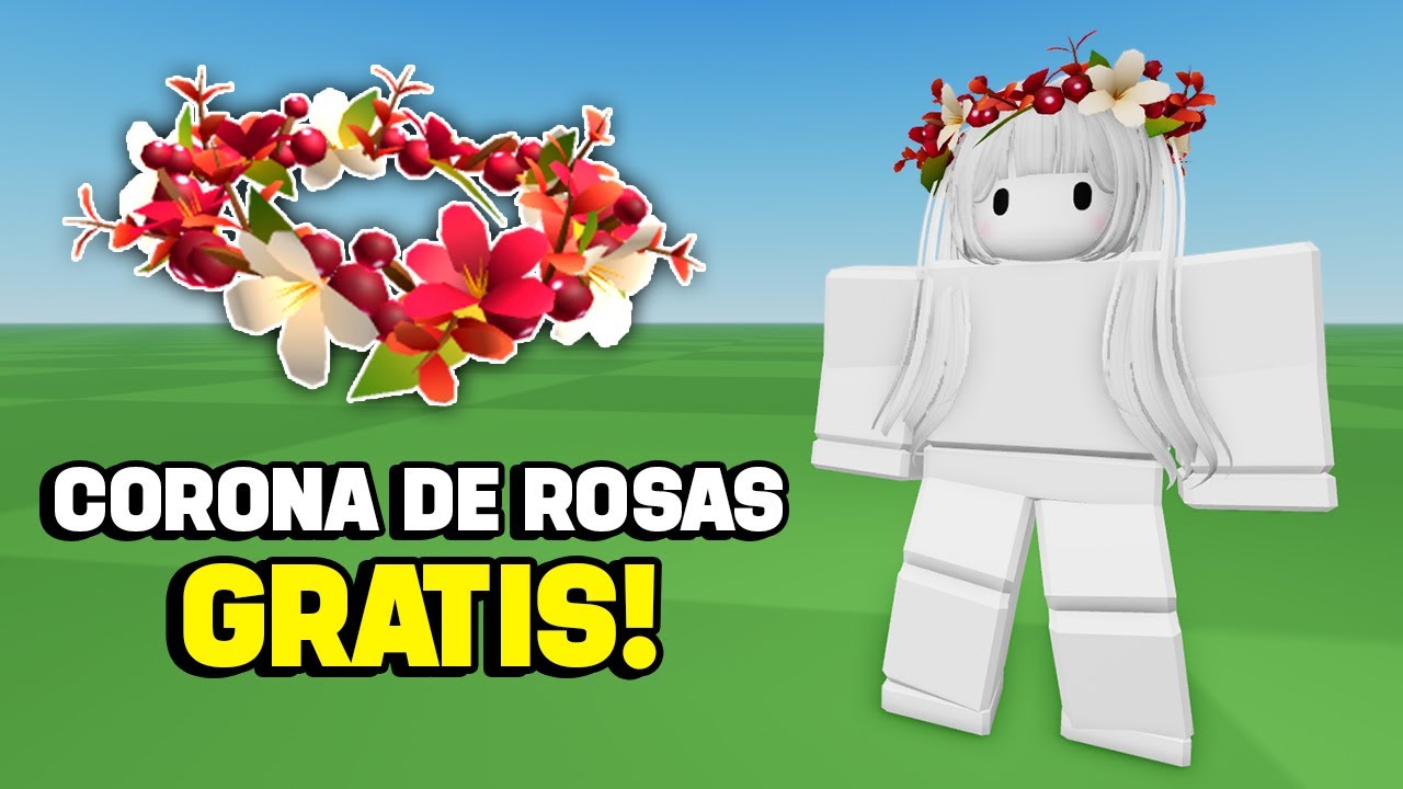Consigue hermosa corona de flores gratis en roblox - YouTube
