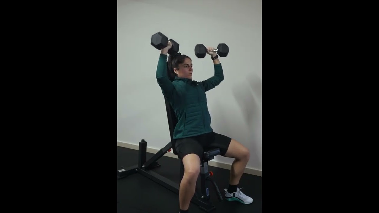 Shoulder Press Scapular Plane - YouTube