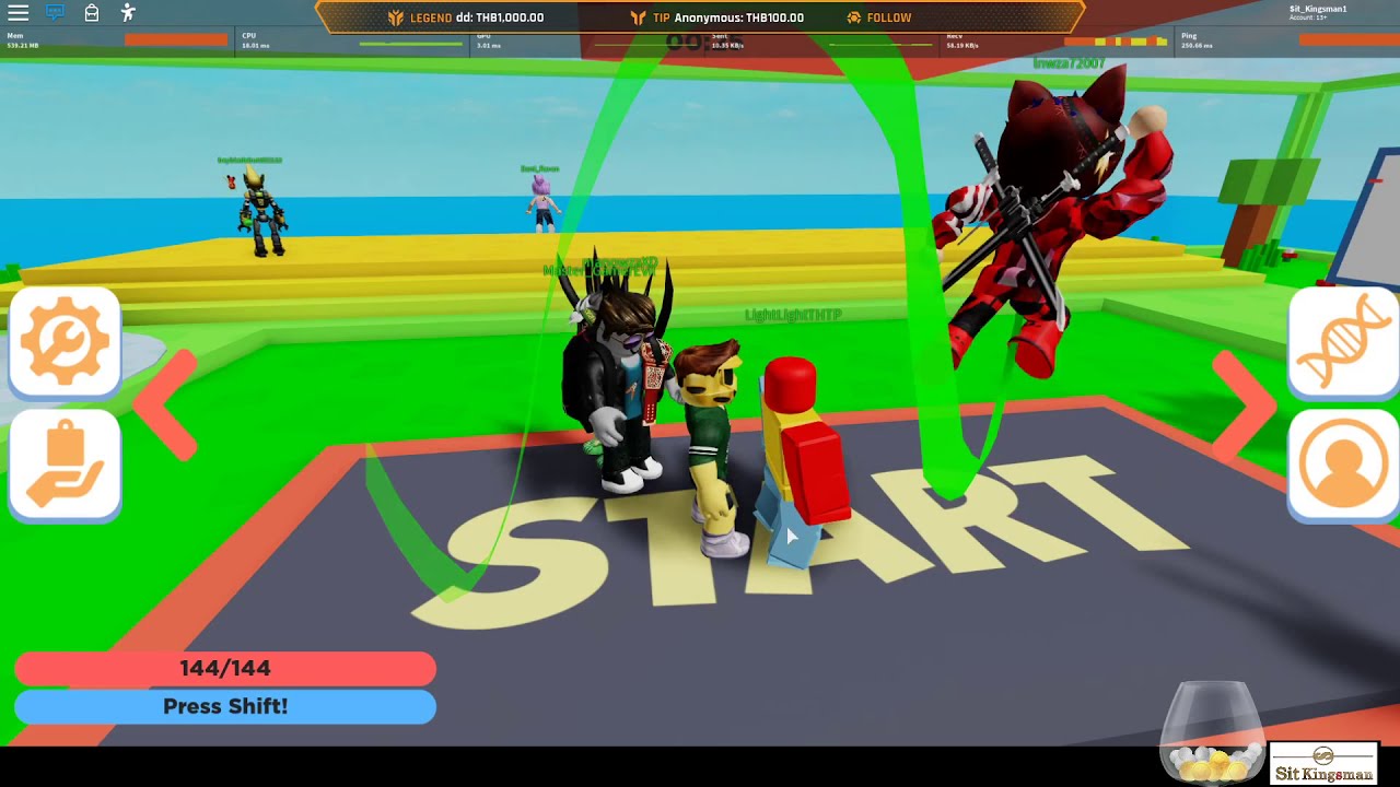 Sit Kingsman : Roblox - YouTube