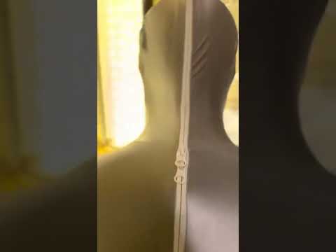 Multi layer zentai catsuit back zipper locks