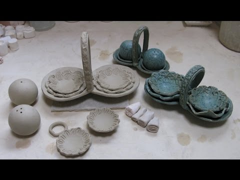Ceramic Condiment Caddy - YouTube