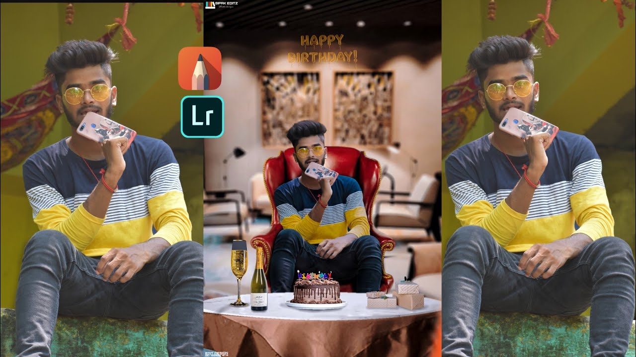 Manipulation Happy Birthday Photo Editing Sipak Editz Autodesk tutorial ...
