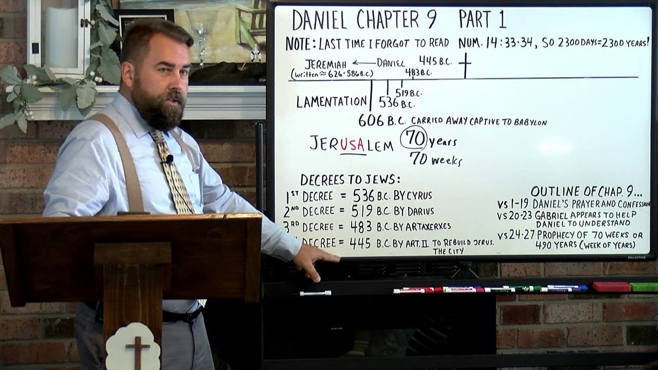 Daniel 9:1 to 23 Daniel's Confession and Lamentation - YouTube
