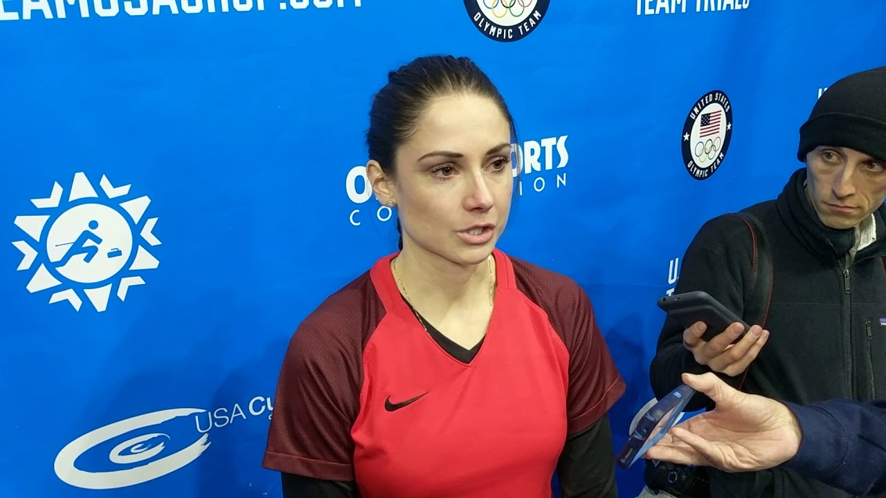 US Olympic Curling Trials FINAL Media Scrum: Jamie Sinclair - YouTube