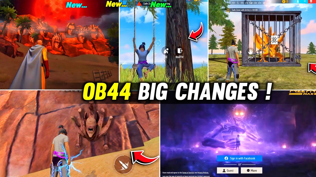 Top New Changes OB44 Upcoming Update 😲 Free Fire New Map Ob44 - YouTube