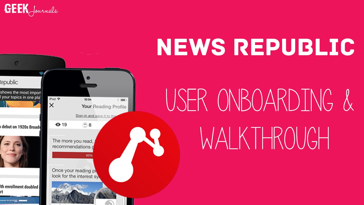 News Republic App onboarding and Walkthrough - YouTube