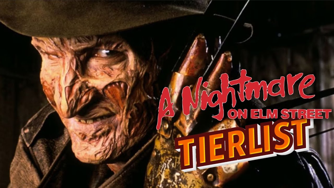 A Nightmare On Elm Street film series Tier List - YouTube