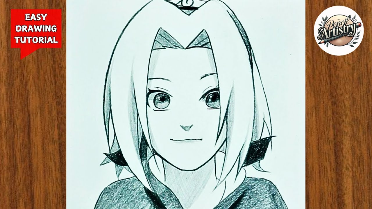 🔥🎨 How to draw Sakura Haruno step by step | Easy drawings for beginners ...