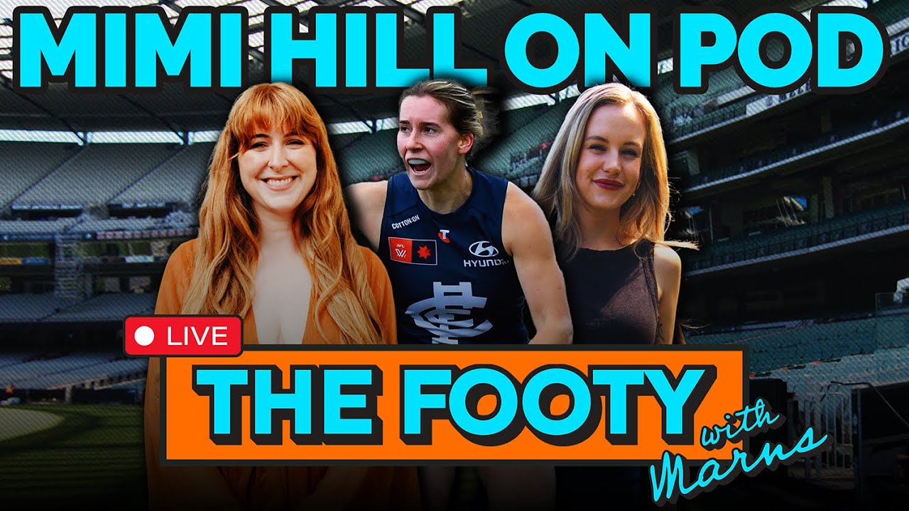 AFLW Semi Finals w/ Carlton gun Mimi Hill | The Footy with Marns - YouTube