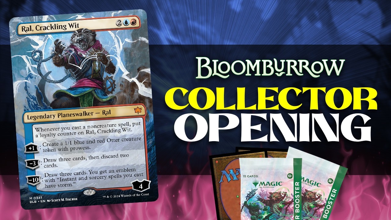 New Planeswalker found! Bloomburrow Collector Booster Opening - Magic ...