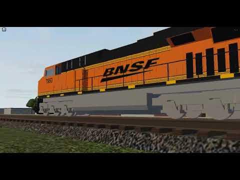 ROBLOX BNSF Loaded Coal Train Ignores No Train Horn Sign and Honks. 2/17/2024. - YouTube