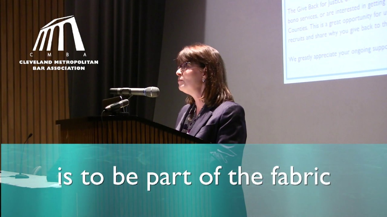 Ohio Supreme Court Justice Judith French on Giving Back - YouTube