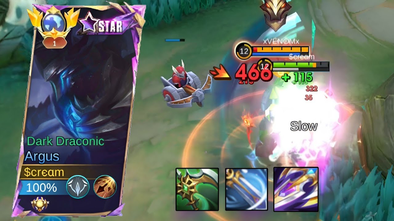 TOP GLOBAL ARGUS NEW BUILD TO COUNTER HIGH HP HEROES | ARGUS BEST ONE ...