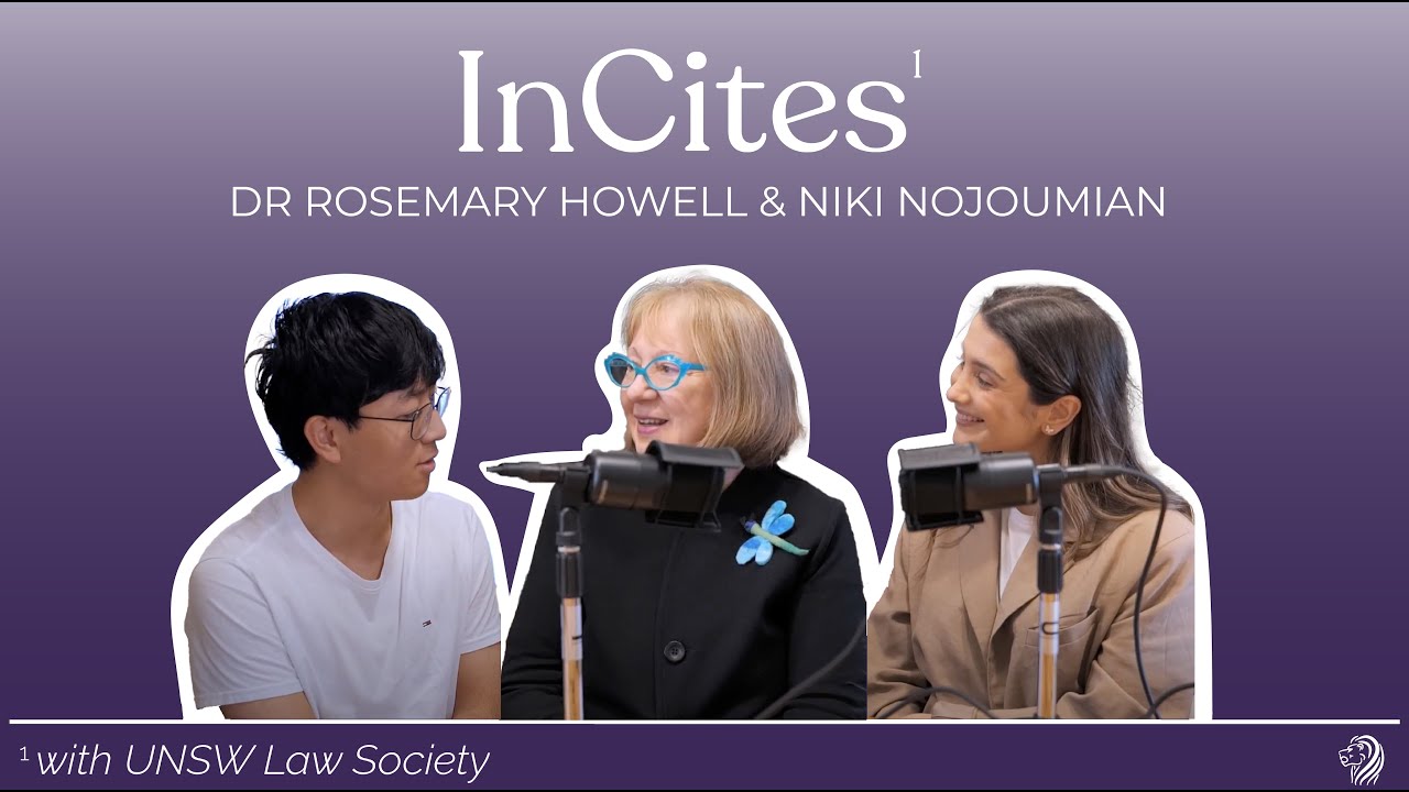 InCites - Dr Rosemary Howell & Niki Nojoumian - YouTube
