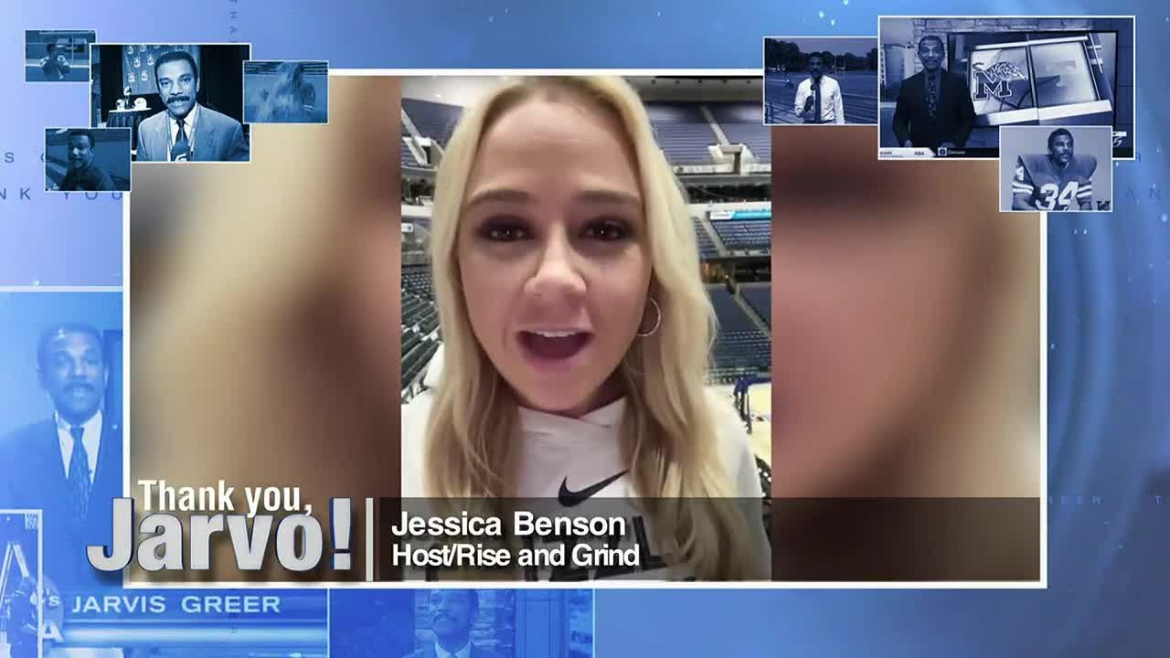 'Rise and Grind' host Jessica Benson wishes Jarvo a happy retirement ...