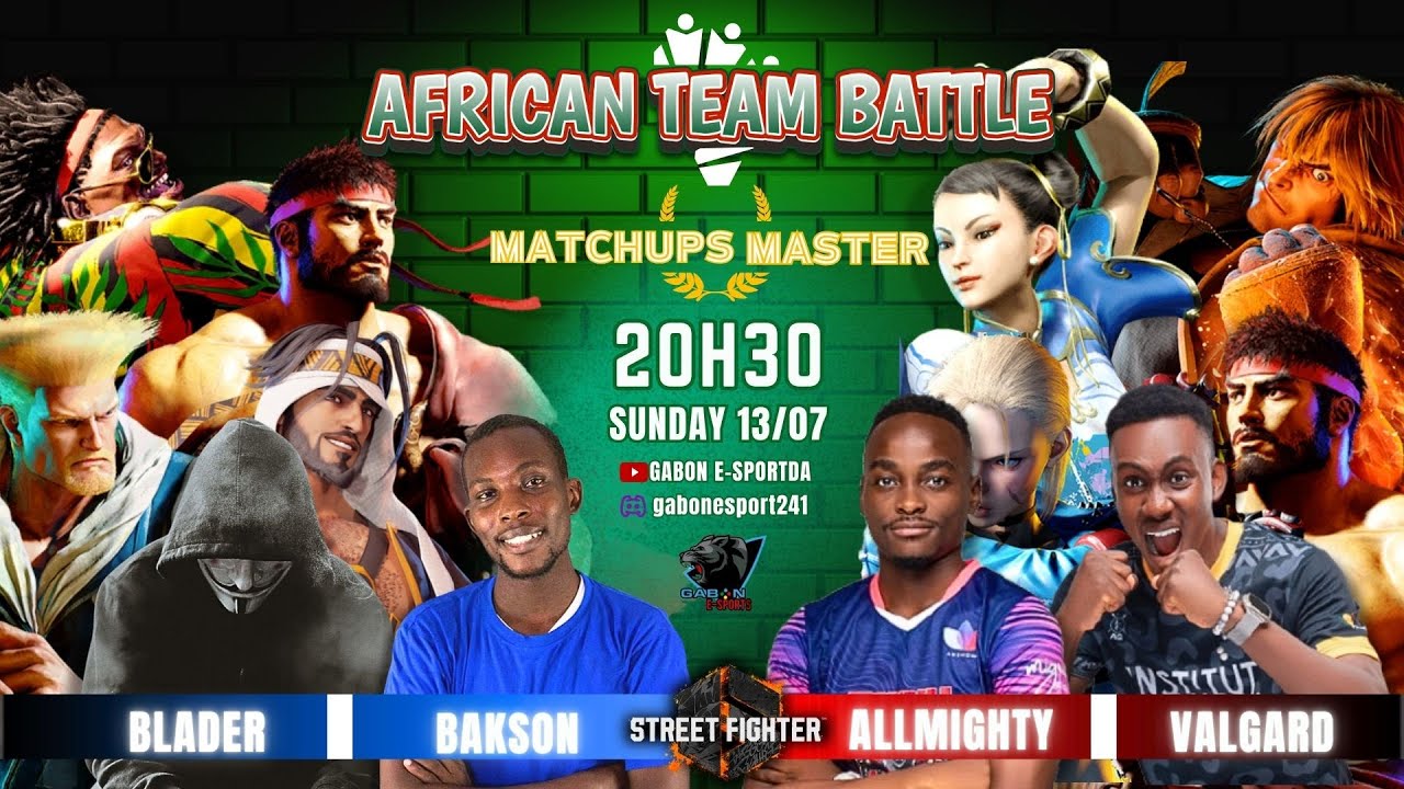 SF6 - AFRICAN TEAM BATTLE *MATCHUPS MASTER No : 2 - YouTube