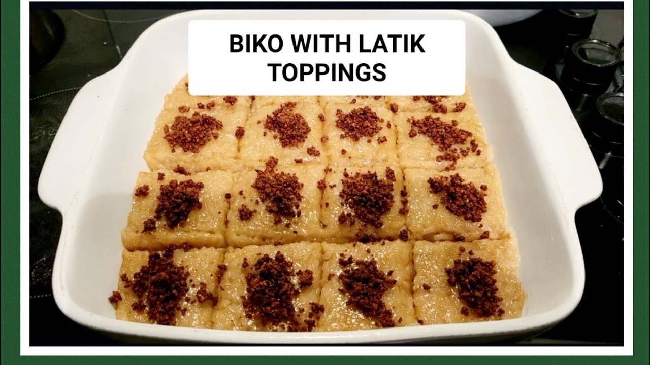 PINOY IN EUROPE: BIKO AND LATIK TOPPINGS | STICKY RICE DESSERT - YouTube