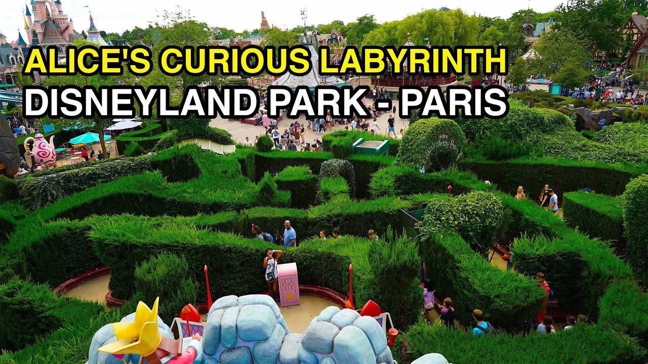 [4K] Alice's Curious Labyrinth - Wind Around : Disneyland Park (Paris ...