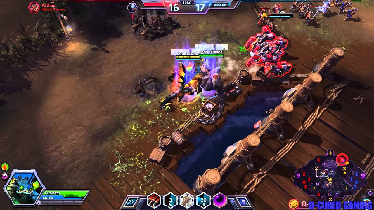 Heroes of the Storm Beta - Diablo Murloc Gameplay - YouTube