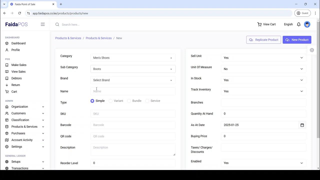 How to Add Categories, Subcategories, and Products in FaidaPOS - YouTube