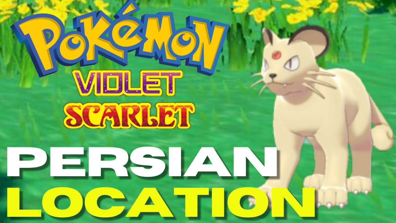 How To Get Persian In Pokémon Scarlet & Violet (Persian Location) - YouTube